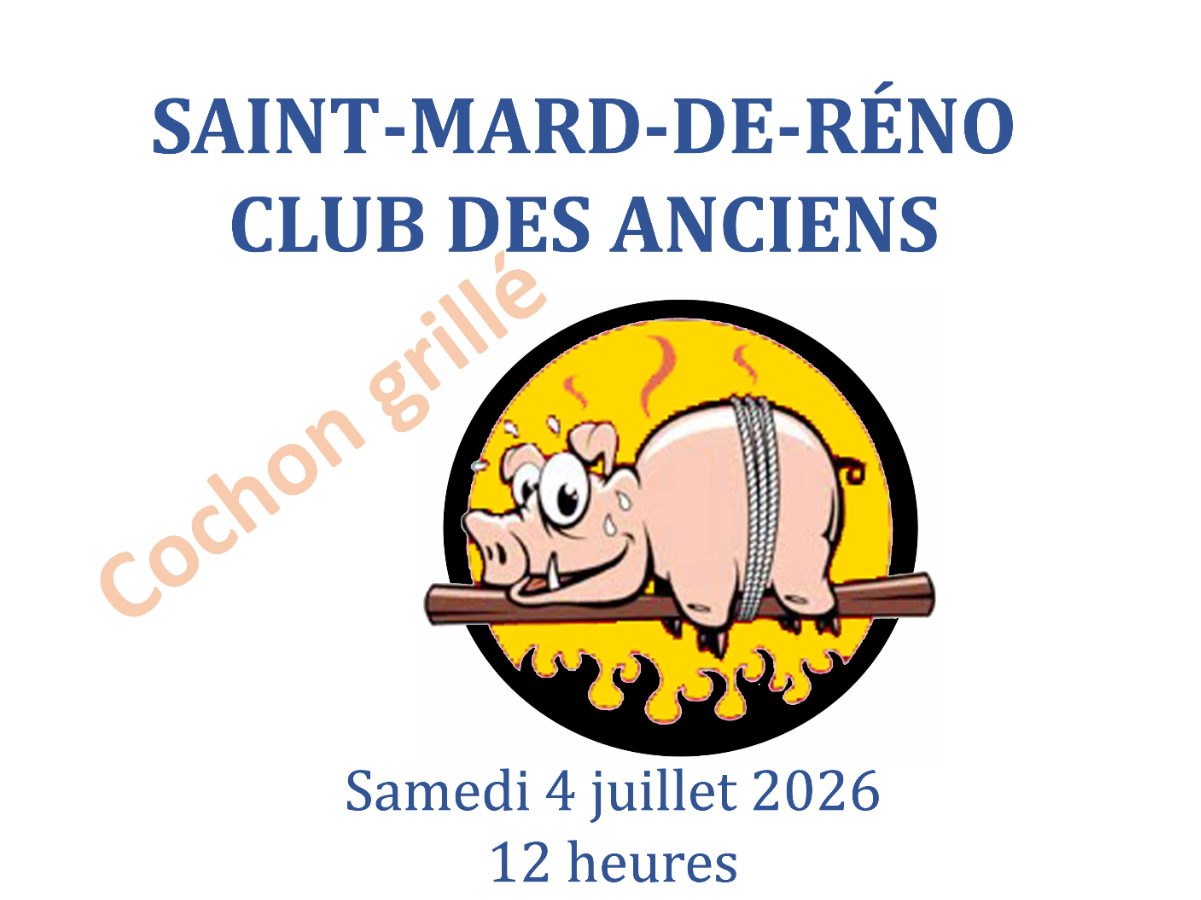 Cochon grillé à St Mard - Commune de Saint-Mard-de-Réno