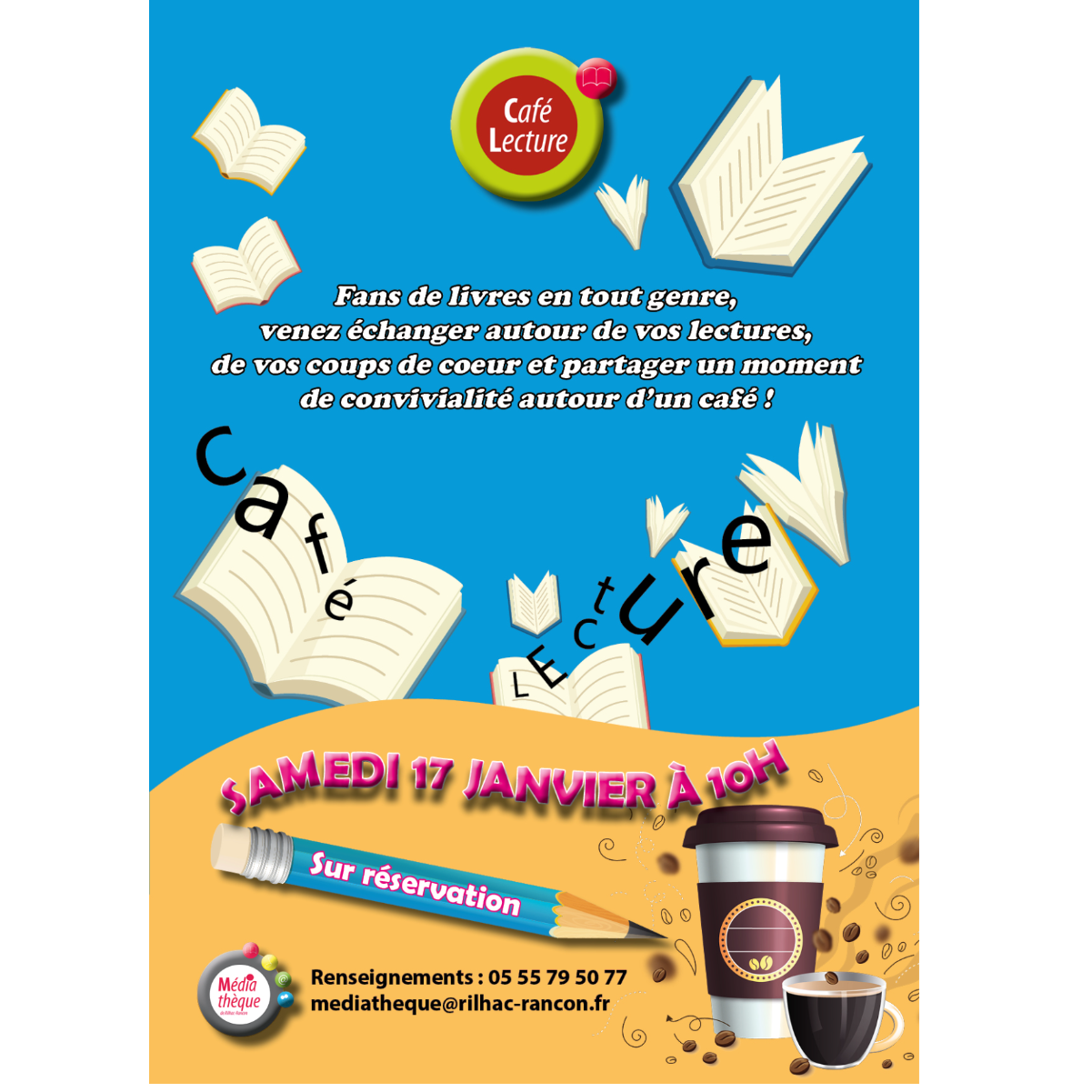 CAFÉ LECTURE (17 Janvier 2026) - Rilhac-Rancon